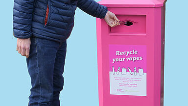 Recycle vapes - Find a local recycling point